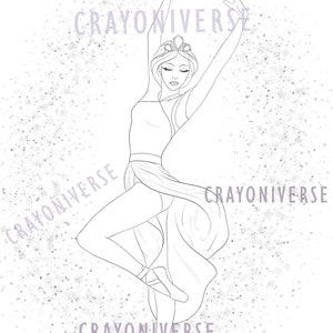 hard ballet coloring pages