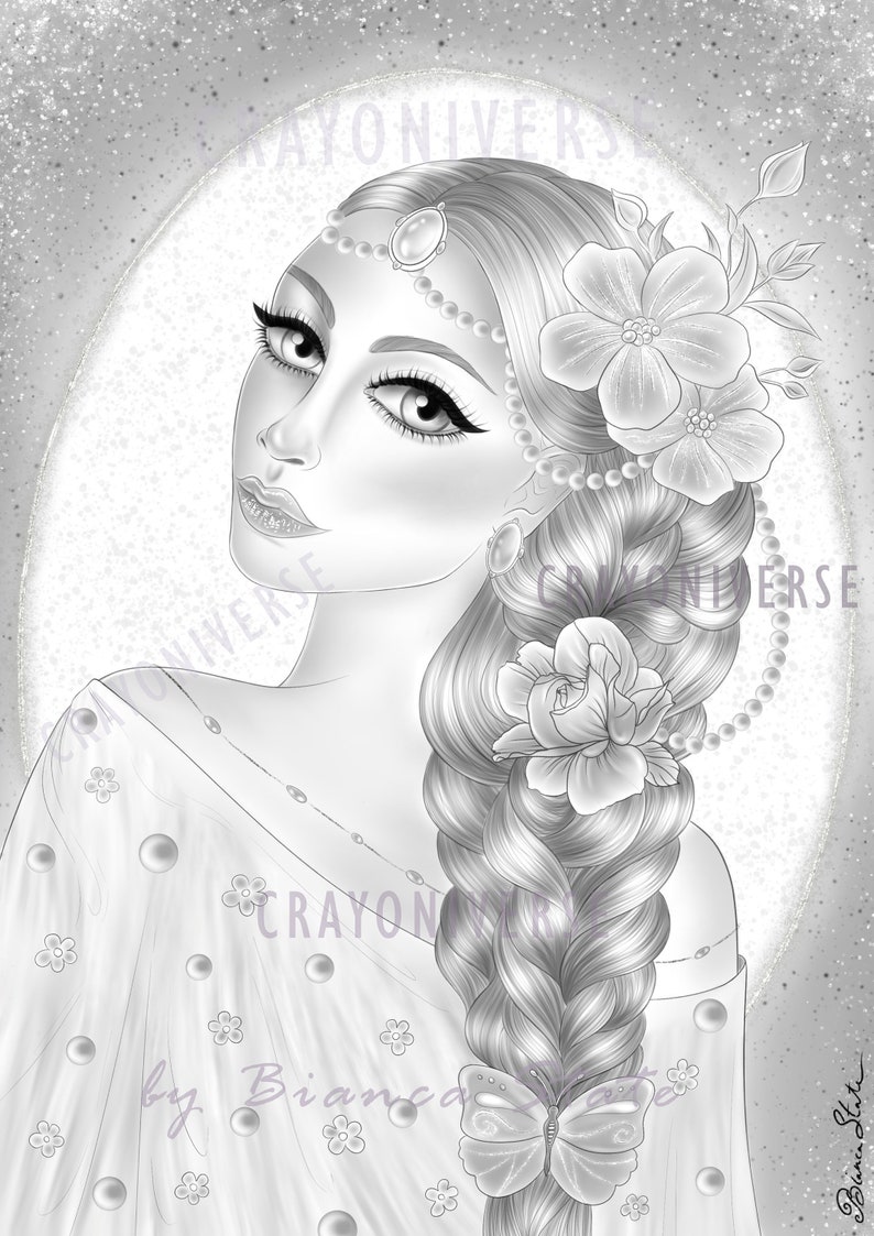 Aurora Coloring Page for Adults Instant Download - Etsy