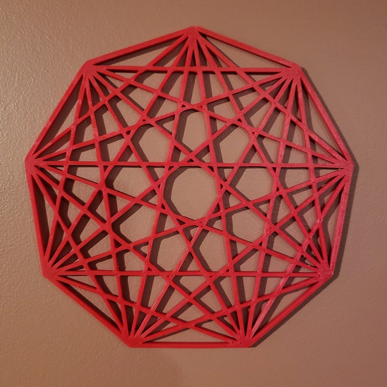 Nonagon Infinity Opens the Door Wall Art | Etsy