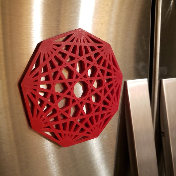 Smaller Nonagon Infinity magnet - Etsy