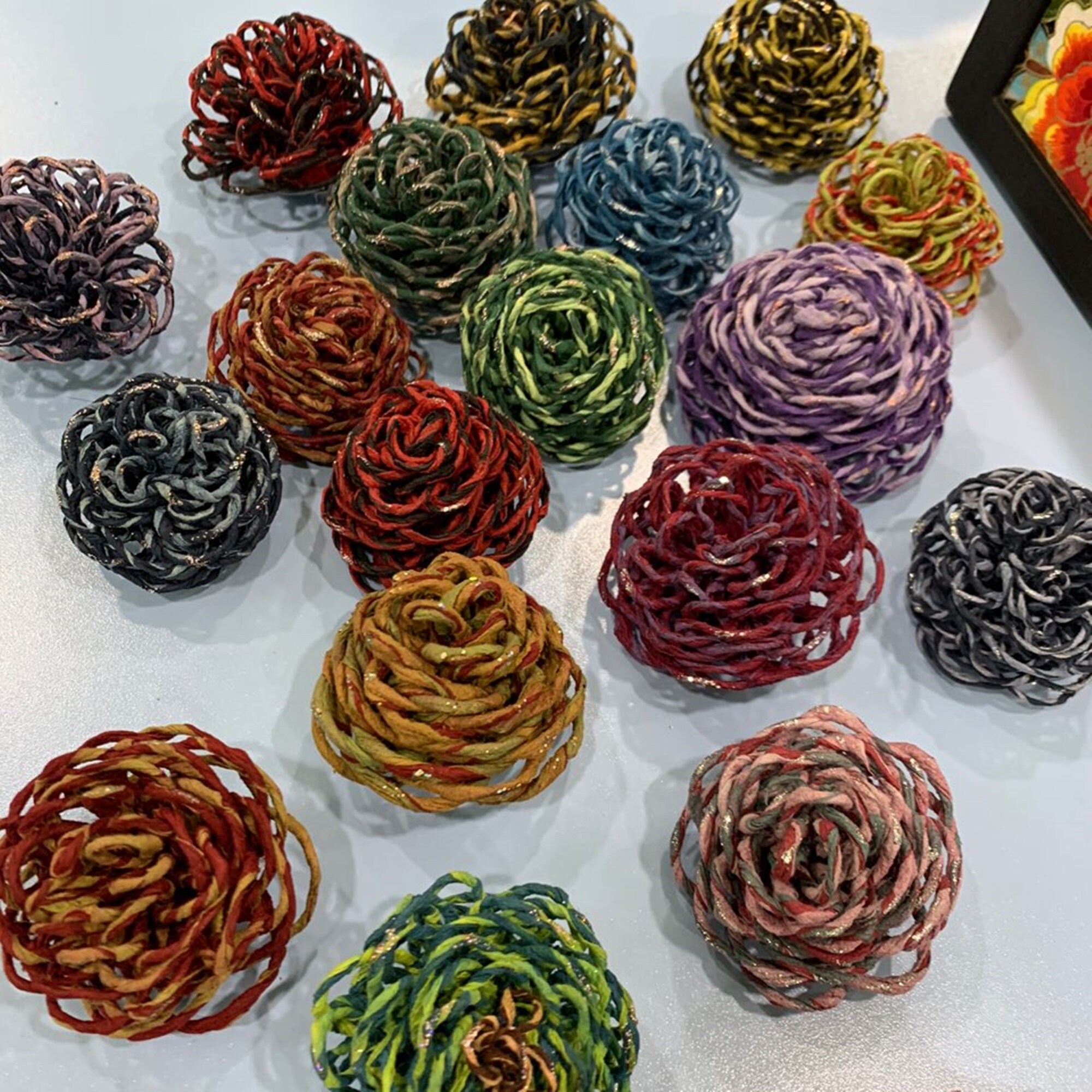 Corea Hanji Craft HJ Hanji Craft Hanji Broche Pin Clip para decoración ...