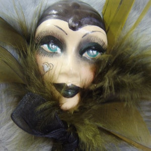 Beautiful Smokey Pierrot Brooch Art Deco Nouveau Clown - Etsy