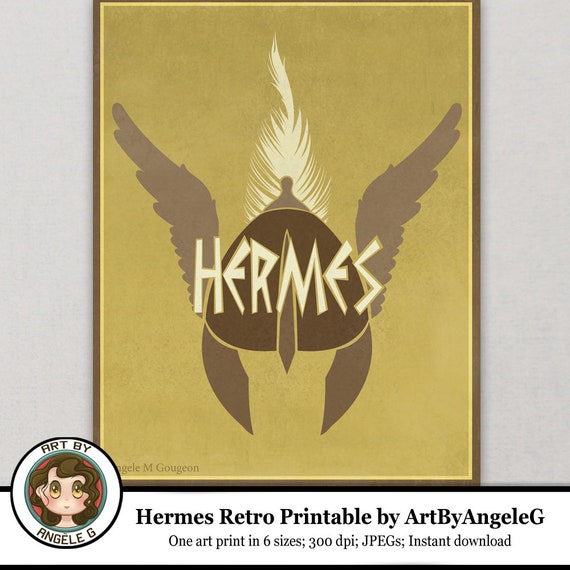 Hermes Greek God Logo