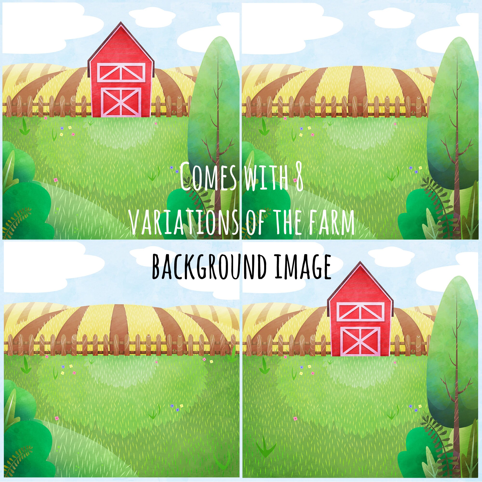 Chickens Graphics Clipart Farmcore Instant Download Rooster, Chicken ...