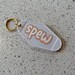 Subtle Fandom Motel Keychain | Fun Keychain | Cool Keyring | Retro ...