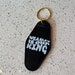 Subtle Fandom Motel Keychain | Fun Keychain | Cool Keyring | Retro ...