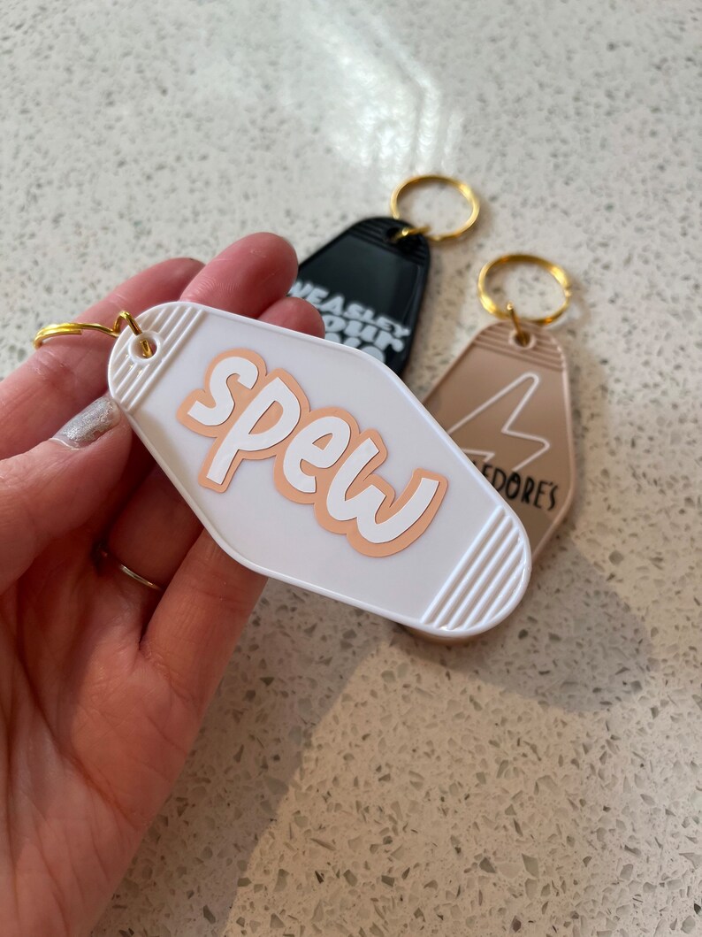 Subtle Fandom Motel Keychain Fun Keychain Cool Keyring - Etsy
