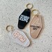 Subtle Fandom Motel Keychain | Fun Keychain | Cool Keyring | Retro ...