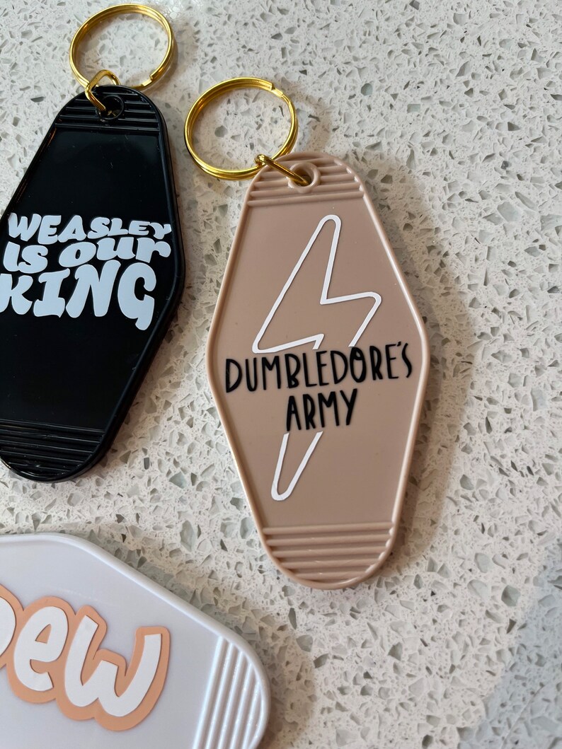 Subtle Fandom Motel Keychain Fun Keychain Cool Keyring - Etsy