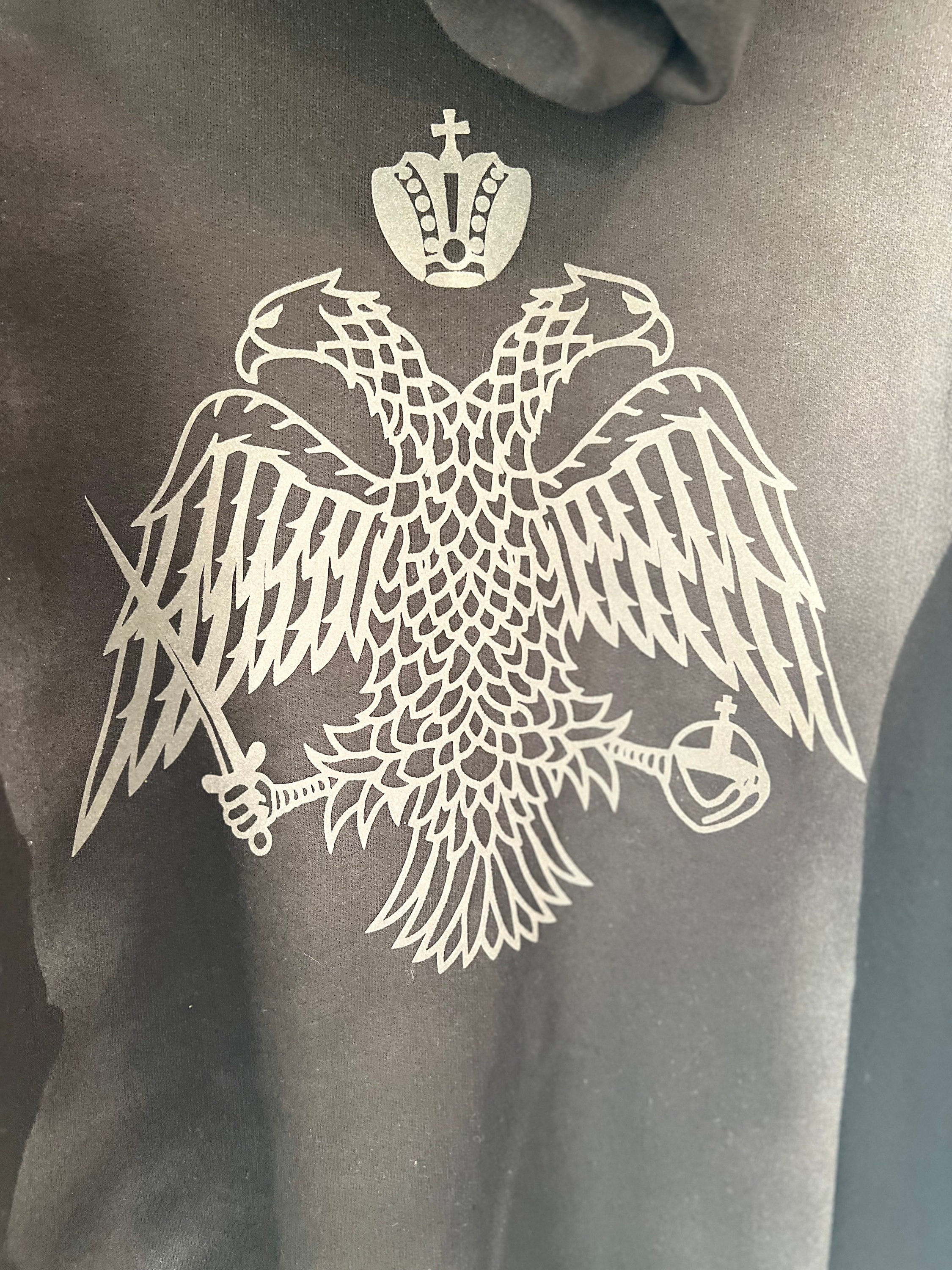 Greek Orthodox Christian ICXC Cross With Double Headed Eagle Hoodie - Etsy