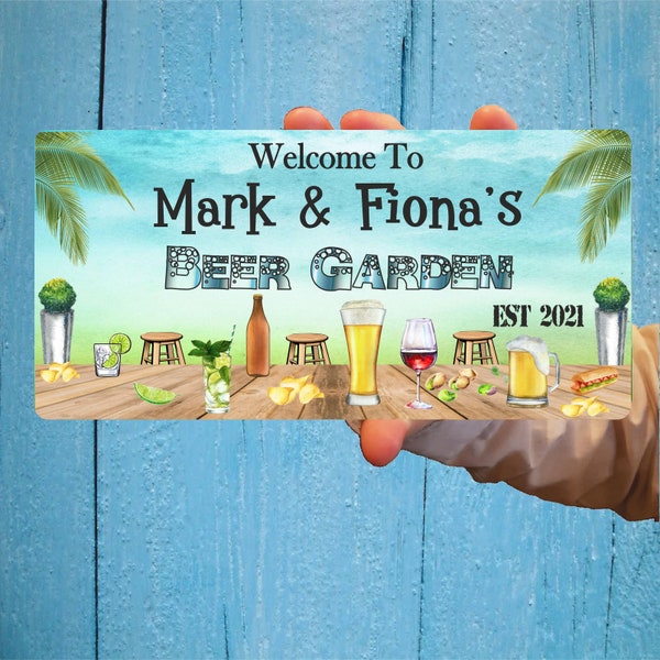 Beer Garden Sign - Etsy