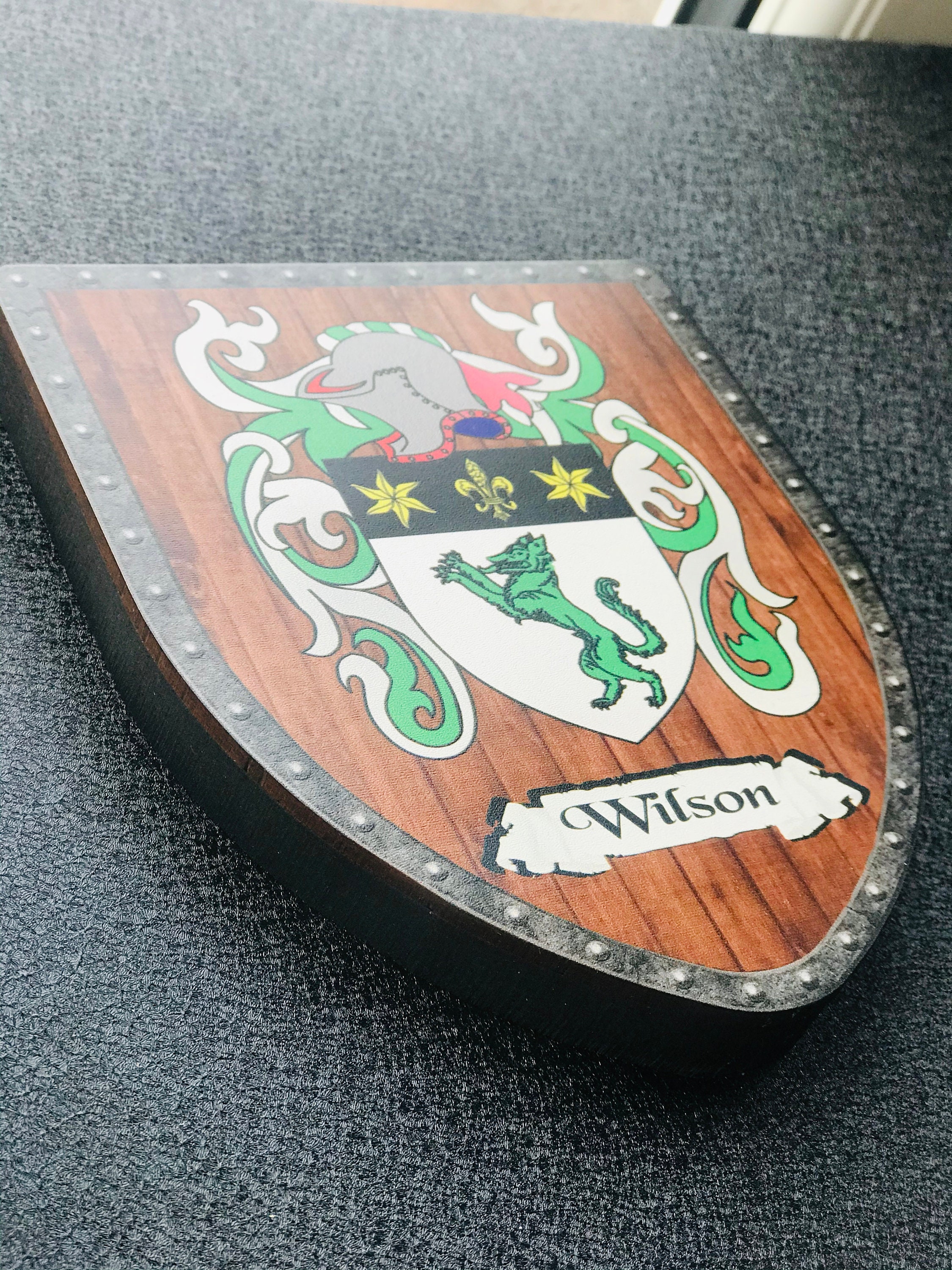 Custom Family Crest Coat of Arms Personalized Plaque Shield - Etsy ...