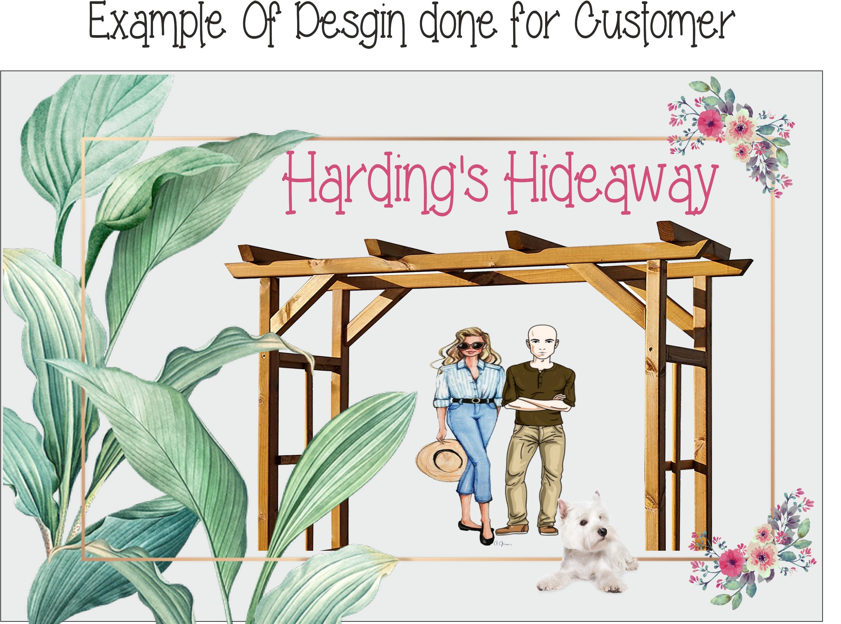 Personalised Hanging Sign Custom Made Your Words Any Message | Etsy