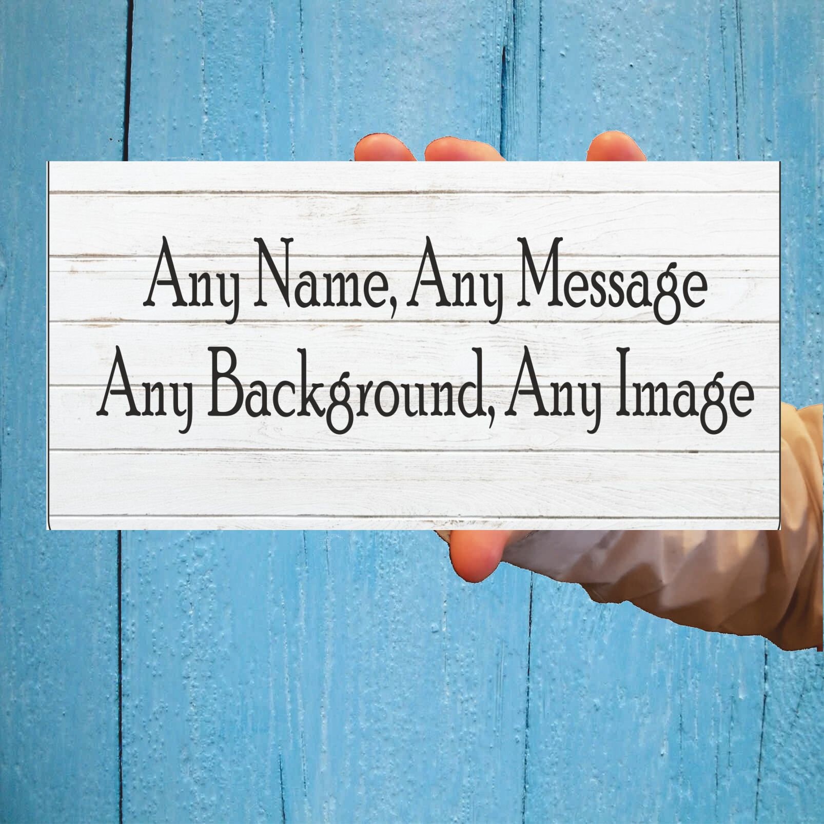 Personalised Hanging Sign Custom Made Your Words Any Message | Etsy