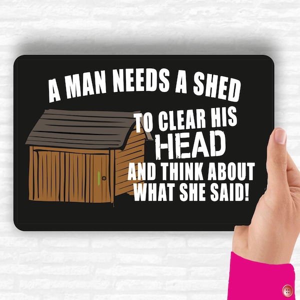 Funny Shed Signs - Etsy