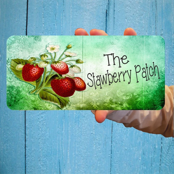 Custom Wooden Signs Strawberry Patch - Etsy