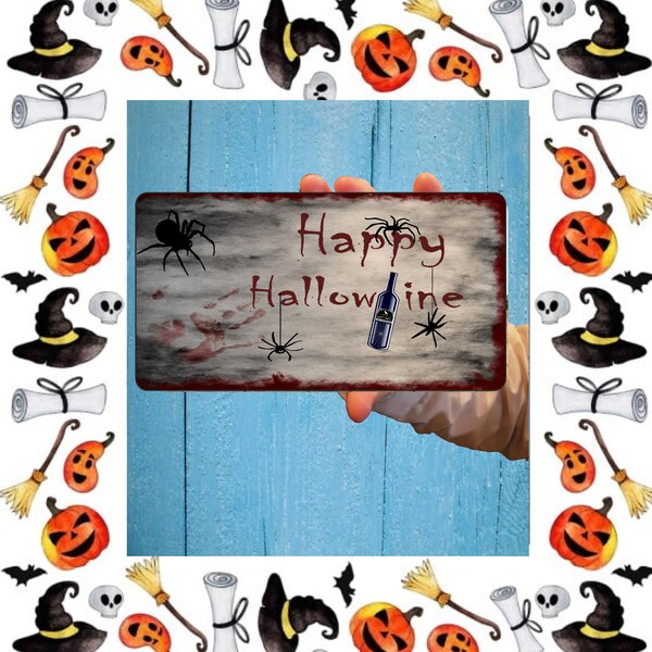 Halloween Alcohol Plaques - Etsy