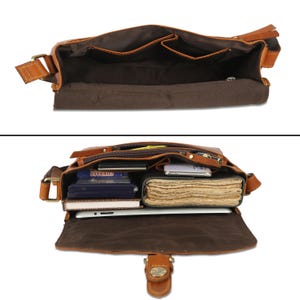 Leather Crossbody Bag for Women With Hand-painted Shoulder Bag Tote ...