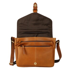 Leather Crossbody Bag for Women With Hand-painted Shoulder Bag Tote ...