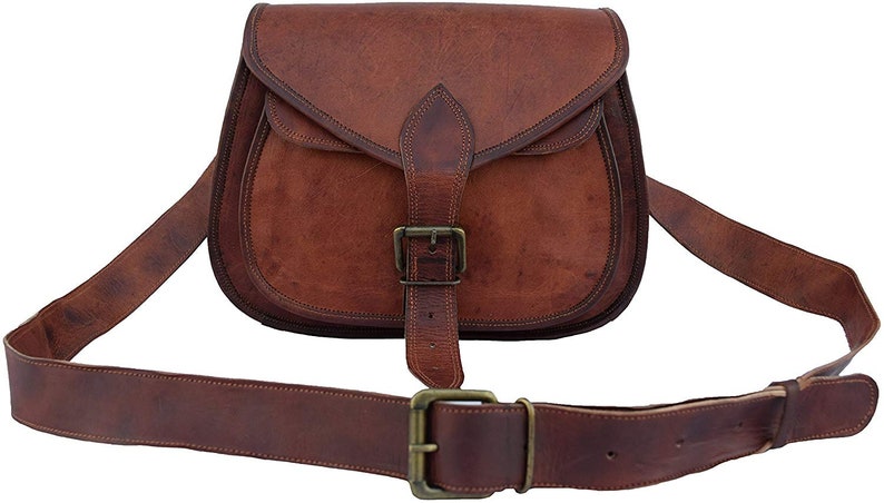 Leather Cross Body 12 Inch Bag for Women Purse Tote Ladies - Etsy