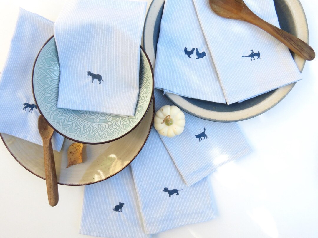 7 Embroidery Files Paper Cutting Mini Set Animals Farm Cat Dog ...