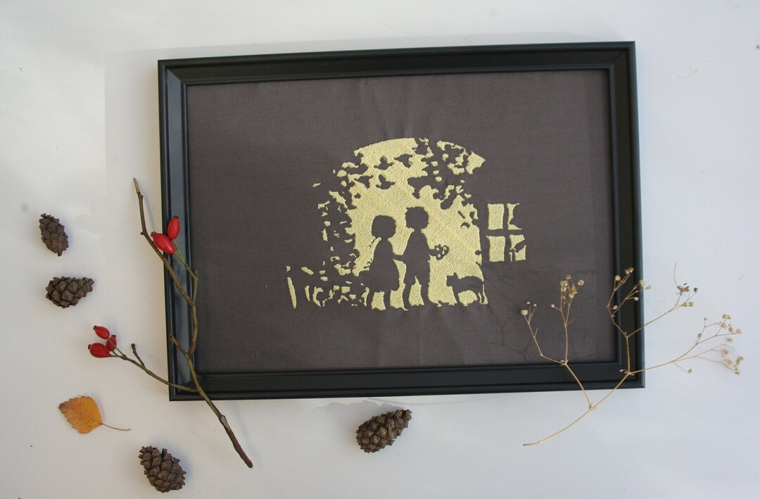 Embroidery File Paper Cut Fairy Tale Hansel and Gretel Digital Instant ...