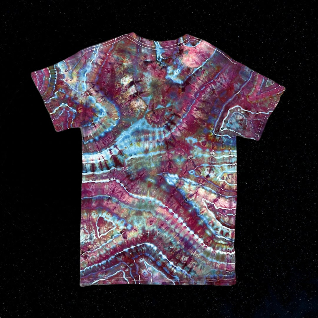 Ice Dyed Oil Slick Geode Tie Dye, Geode Ice Dye Tie Dye unisex Small - Etsy