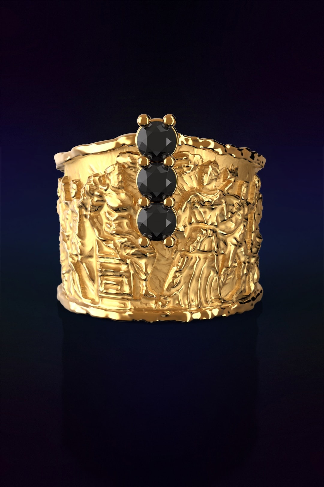 Greece Gold Ring, Ancient Greek Style Jewelry, Greek Gods Ring ...