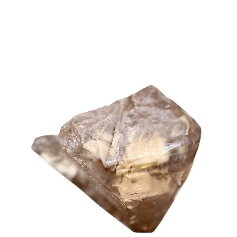 2.42 Ct Natural Brown Raw Diamond: 8.80 MM Ethically Sourced Rough ...