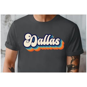Dallas SVG, Dallas Template, Retro Svg, Png, Dxf, Pdf, Instant Download ...