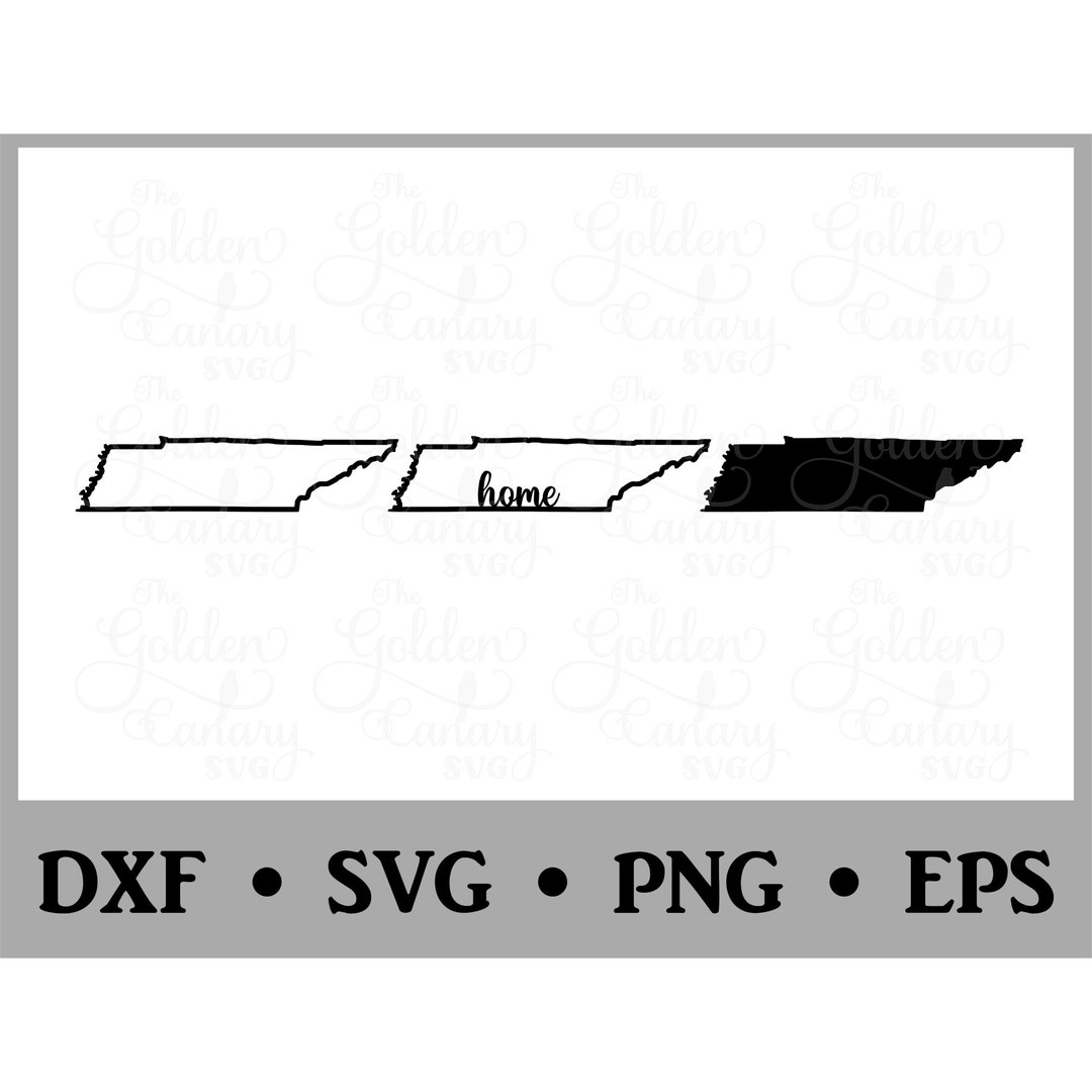 Tennessee SVG / State / Home / Cutting File / CNC File / Vinyl ...