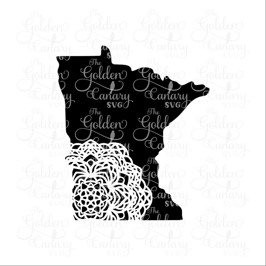 Minnesota Mandala Decal File Heat Press Transfer Htv Iron - Etsy