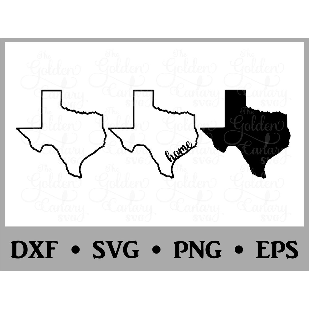 Texas SVG / State / Home / Cutting File / CNC File / Vinyl / Embroidery ...