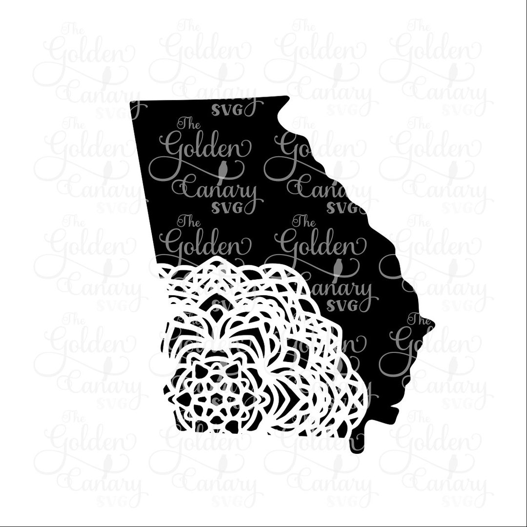 Georgia Mandala Decal File Heat Press Transfer Htv Iron - Etsy