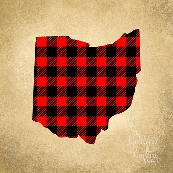 Ohio Plaid Sign - Etsy