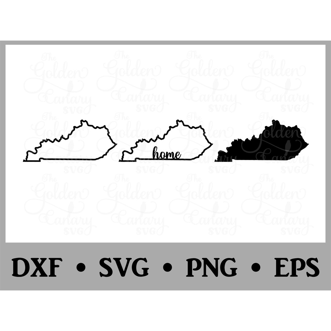 Kentucky SVG / State / Home / Cutting File / CNC File / Vinyl ...