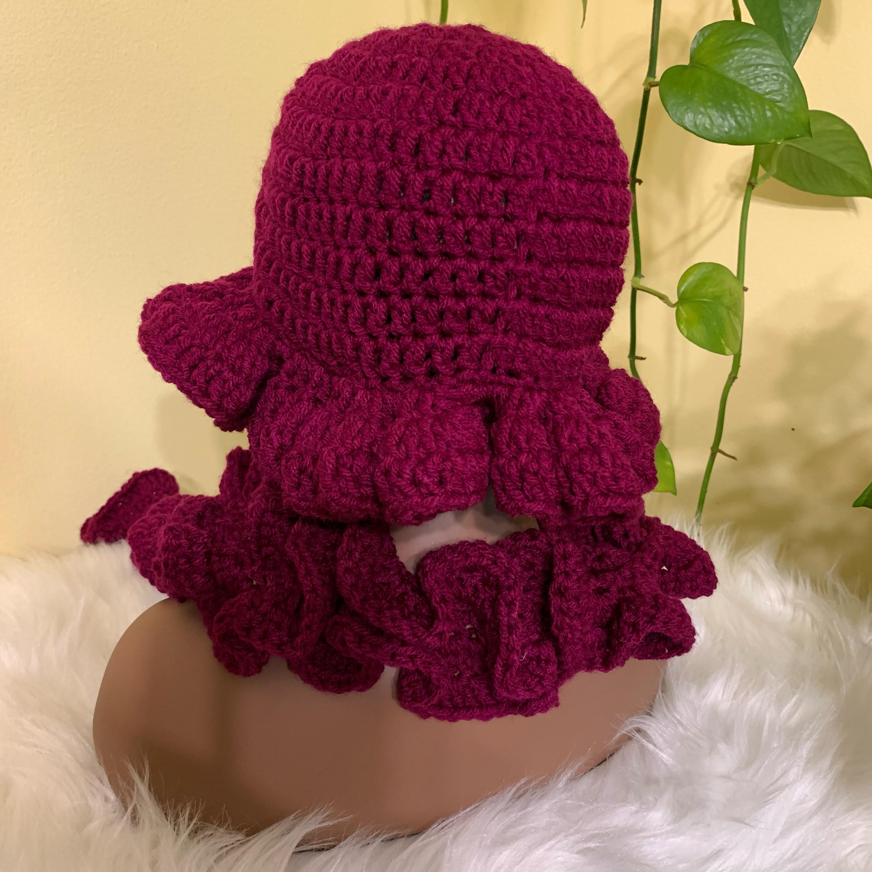 Crochet Ruffle Hat With Matching Ruffle Scarf - Etsy
