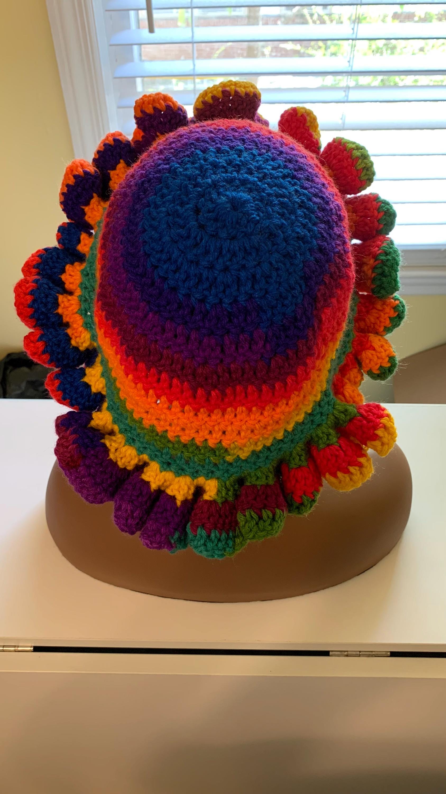 Crochet Ruffle Hat Pattern - Etsy