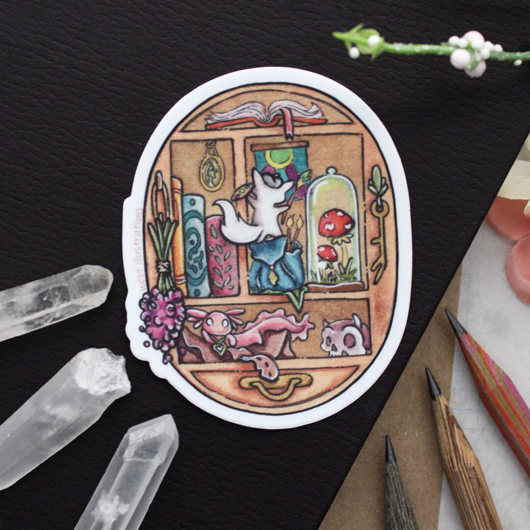 Curio Cabinet Masterpiece | 3” Vinyl Sticker | Die-cut Sticker ...