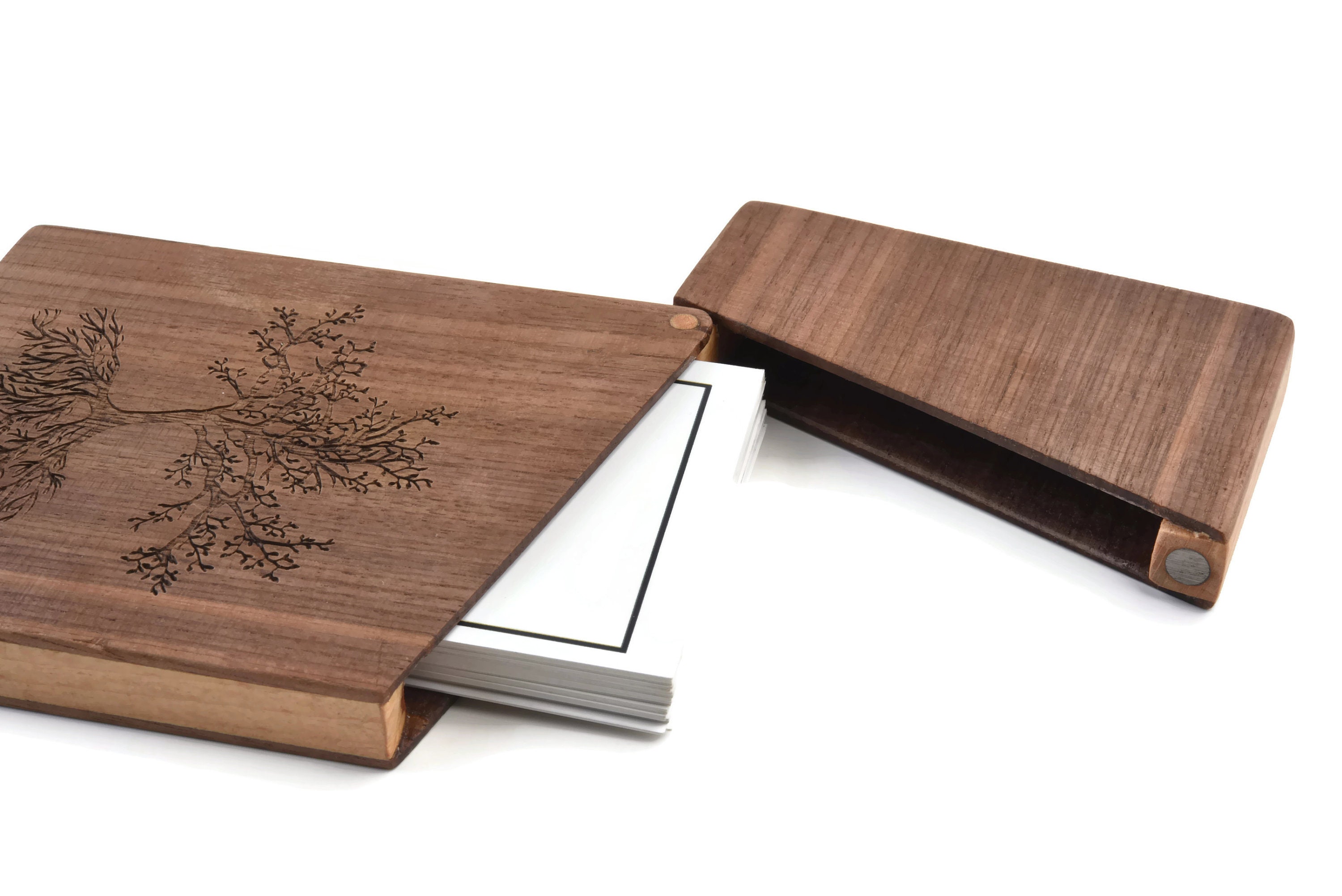 Business Card Case Personalized Business Card Holder Wood | Etsy