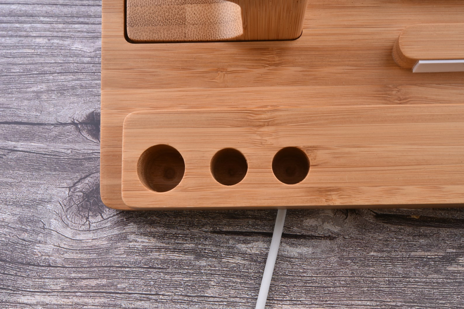 Wood or Bamboo Apple Watch Charging Station Handmade | Etsy