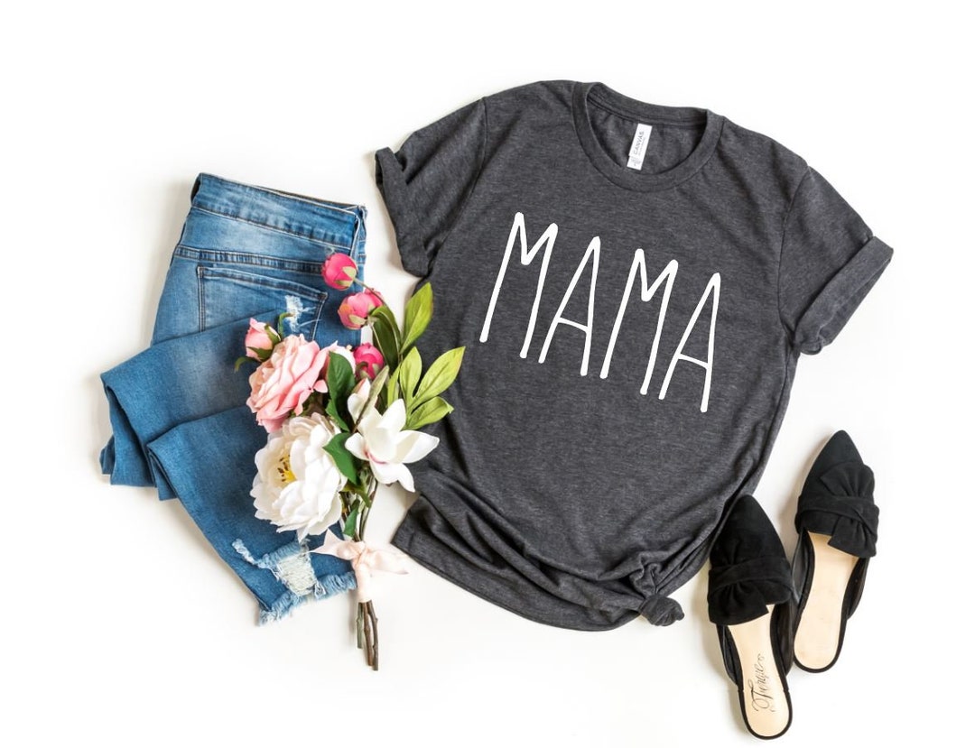 Women's MAMA MOM Tee Gift T-shirt Graphic Tee Plus Size 3X 4X 3XL 4XL ...