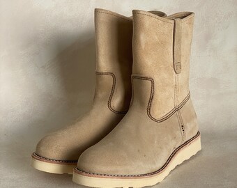 90's Red Wing Pecos Steel Toe Boots Work Hunting Farmer Size 10 1/2D ...