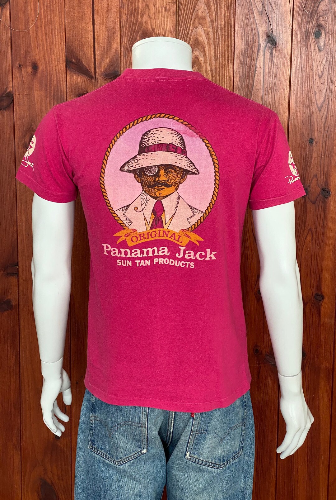 Large. Vintage 50/50 Cotton 80s Panama Jack T Shirt Made in - Etsy