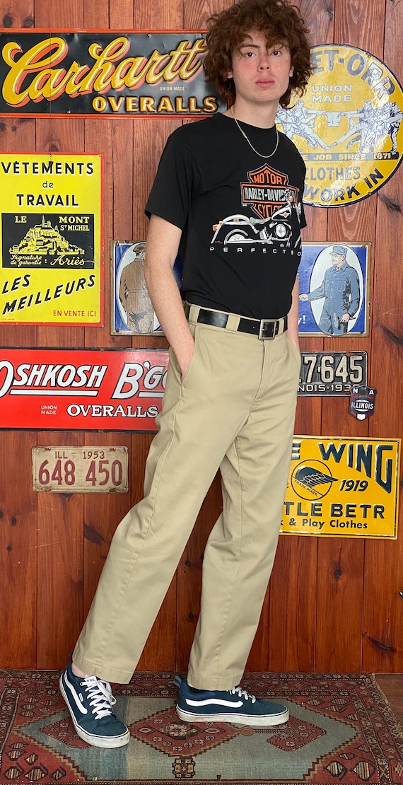 size 32X32 Beige Vintage Dickies pants model 874 - Gem
