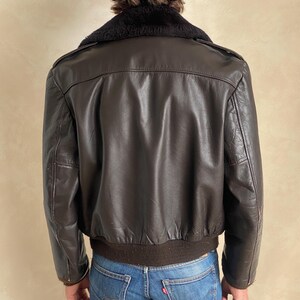 Vintage 80s Cooper Flight Leather Jacket | US Air Force Aviator Bomber ...