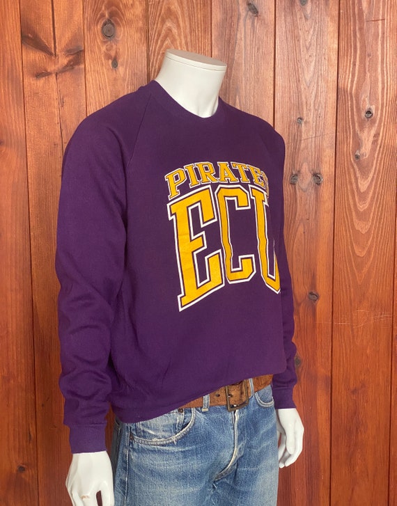 Size XL. Made In USA Vintage 80s Pirates ECU sweatshi… - Gem