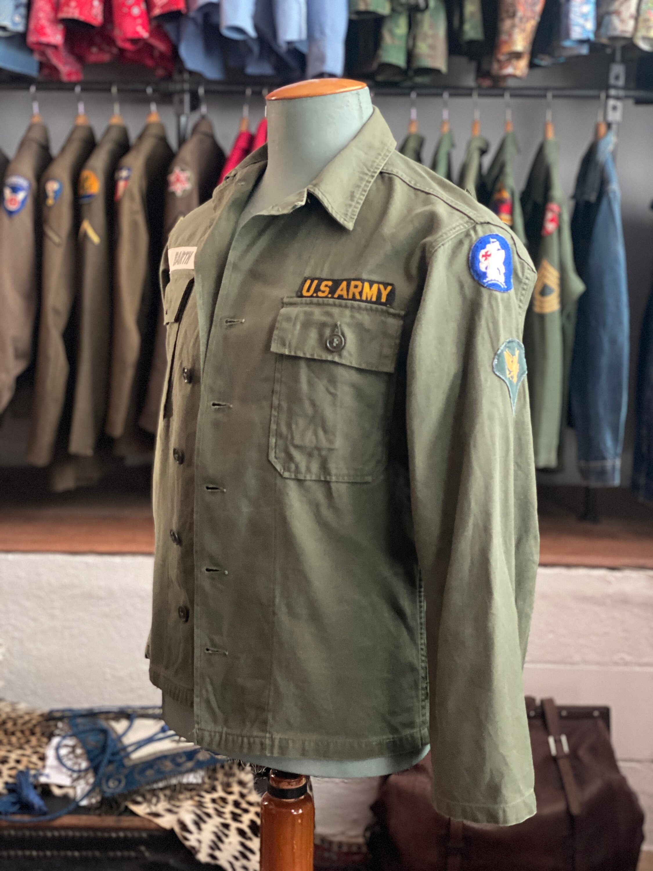 Size Small. Authentic US Army 1963 Vietnam Era Vintage OG-107 Fatigue ...