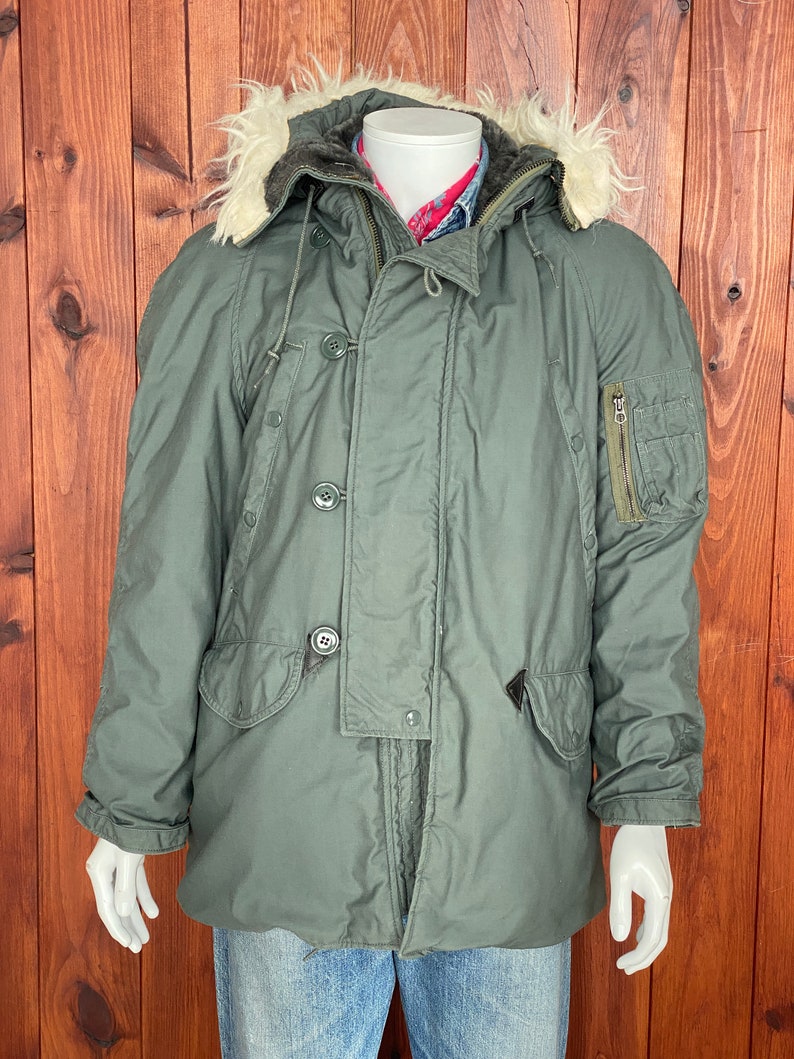 Authentic 1974 U.S. Air Force N-3B Flight Jacket – Extreme Cold Weather ...