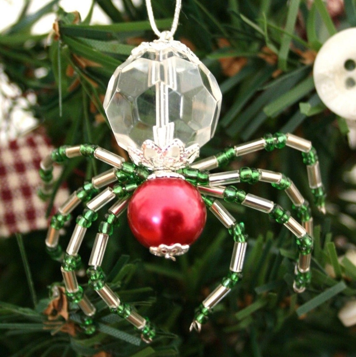 Makes 3 Legend of the Christmas Spider Beading Ornament Kit - Etsy